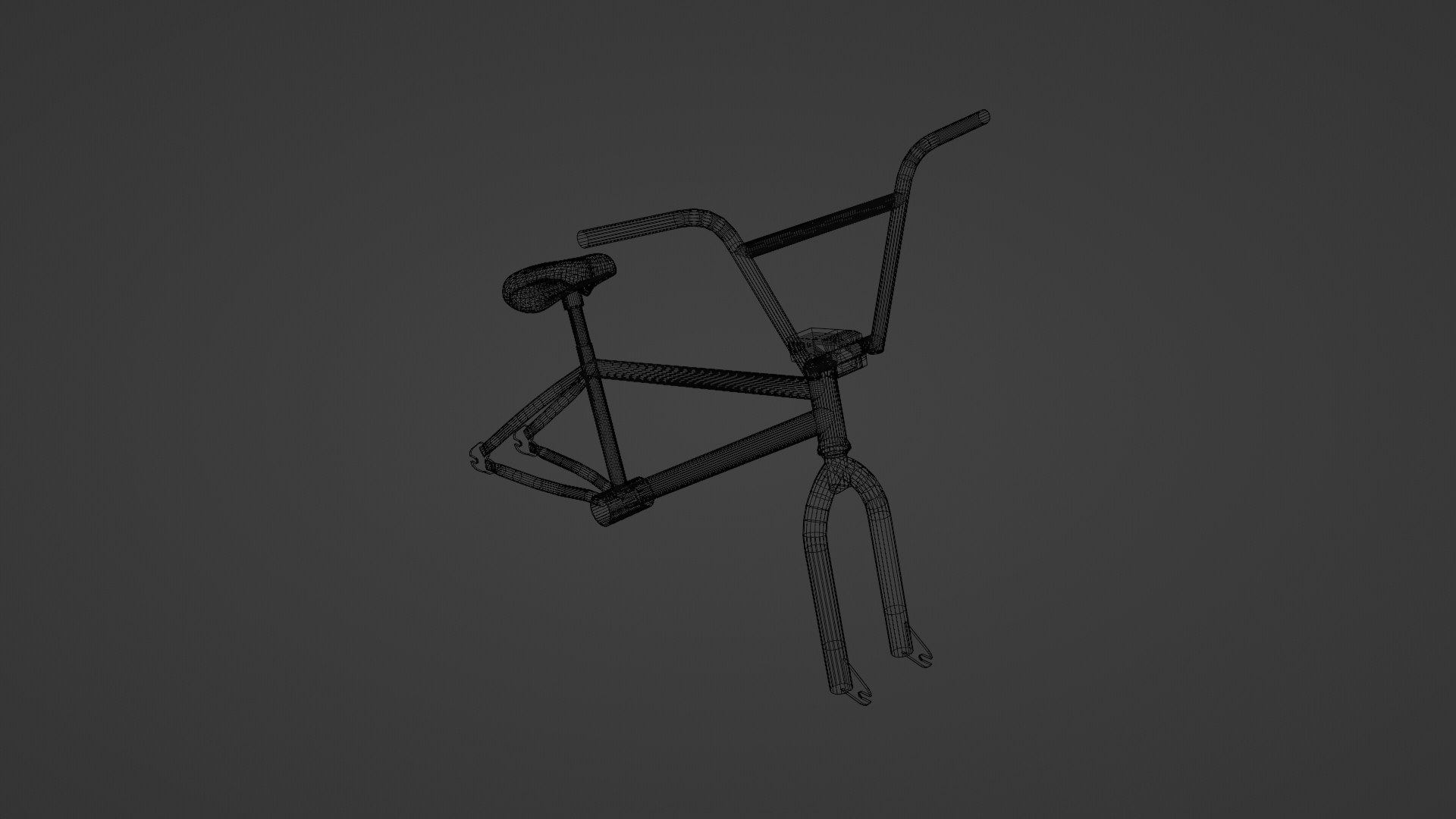 BMX Bike Frame 3D model - TurboSquid 1894338