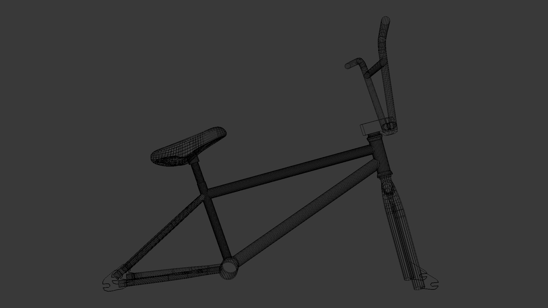 BMX Bike Frame 3D model - TurboSquid 1894338
