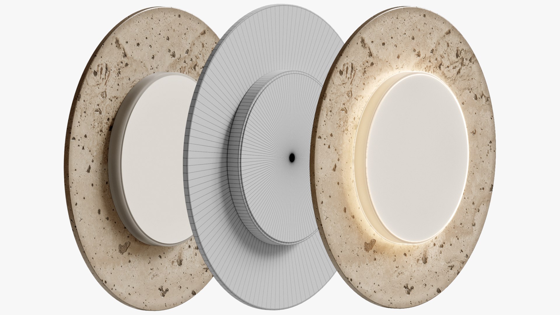 3D Sunspot Wall Lamp - TurboSquid 2357002