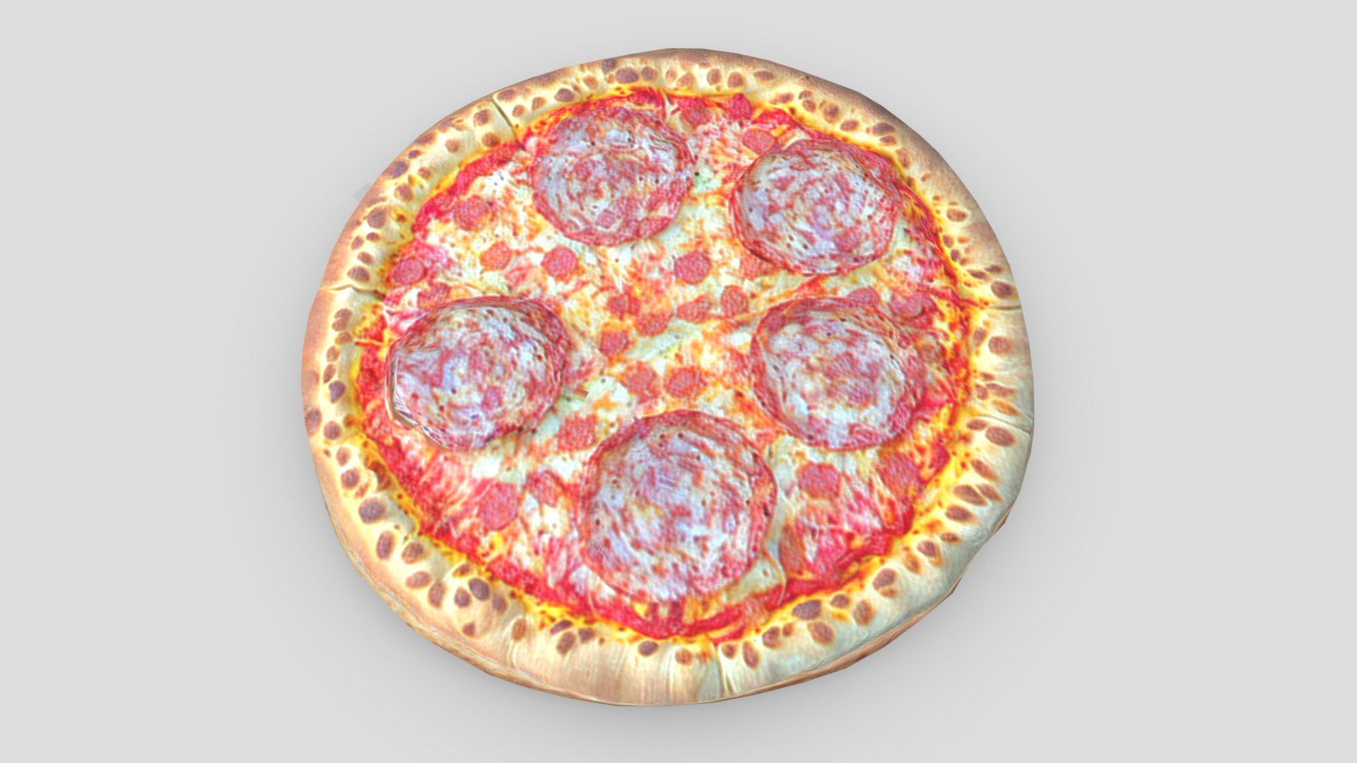 Free 3D Pizza Salami Model - TurboSquid 2212024