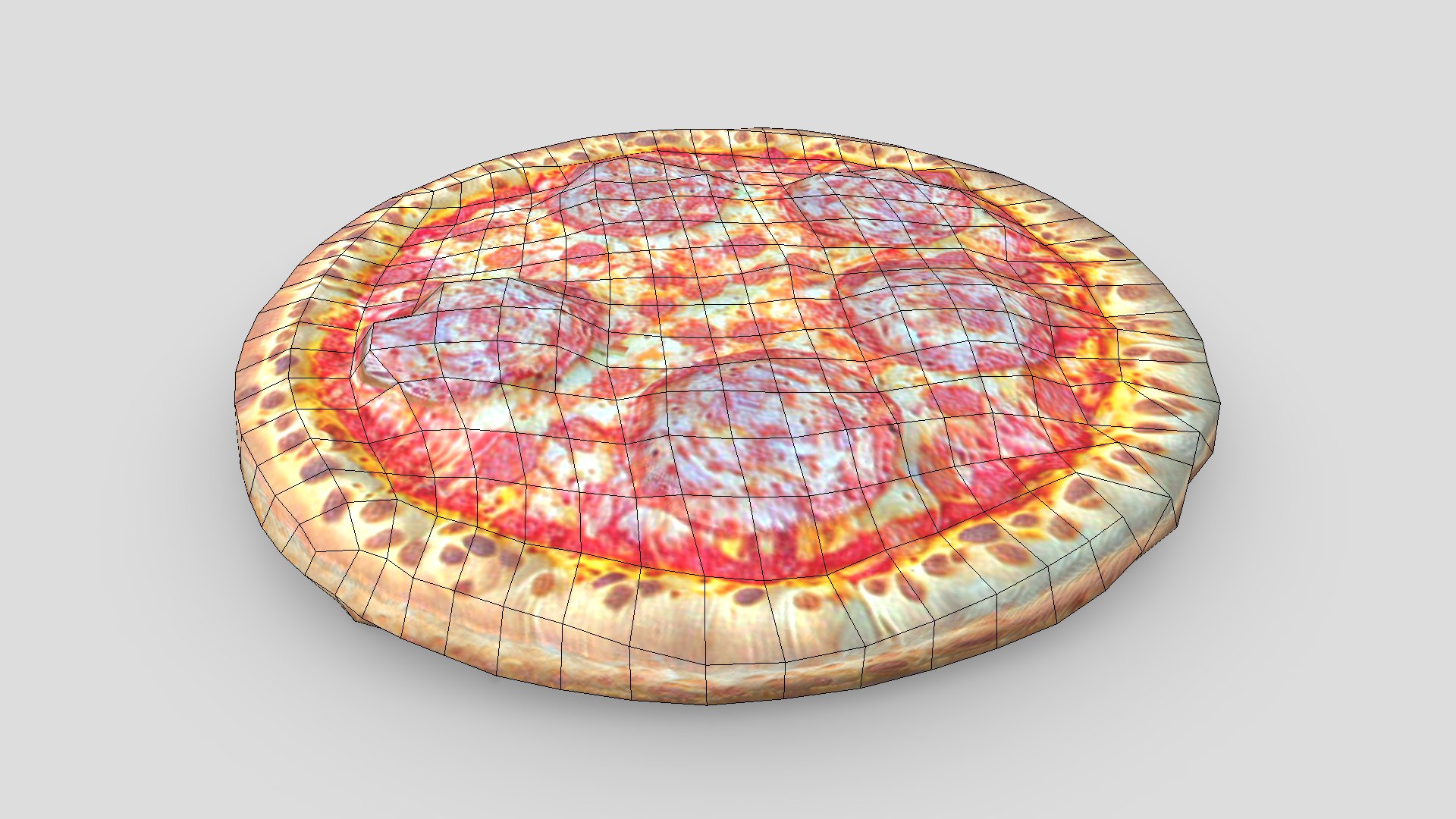 Free 3D Pizza Salami Model - TurboSquid 2212024