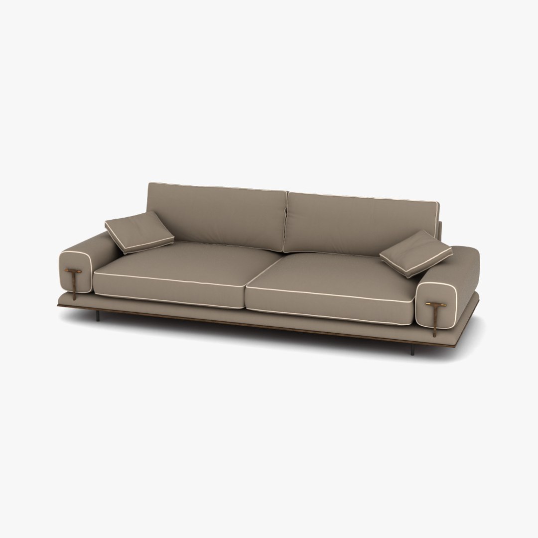 modelo 3d Turri Blues Sofa - TurboSquid 2034042