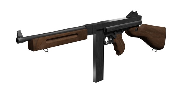 modelo 3d Subfusil Thompson M1A1 - TurboSquid 1819836