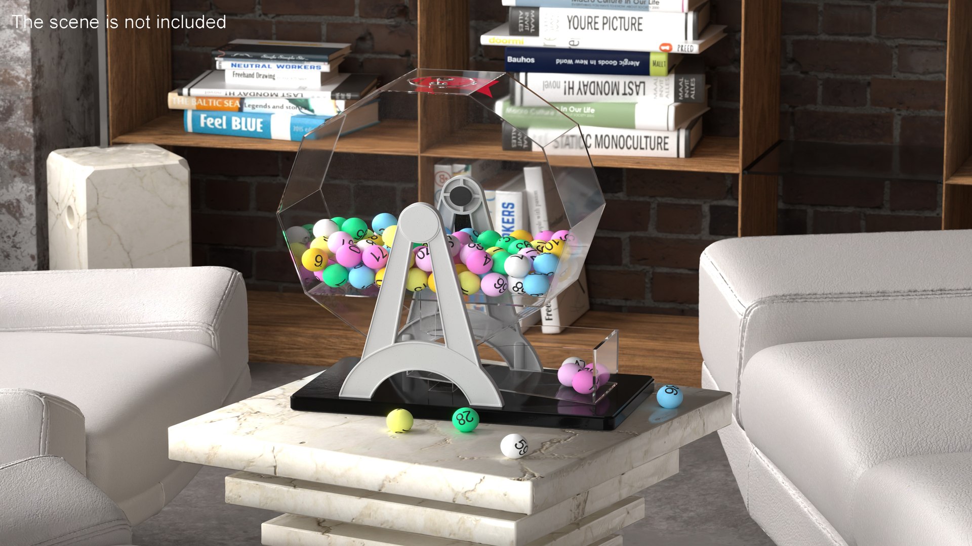Portable Manual Lottery Machine 3D - TurboSquid 2049512