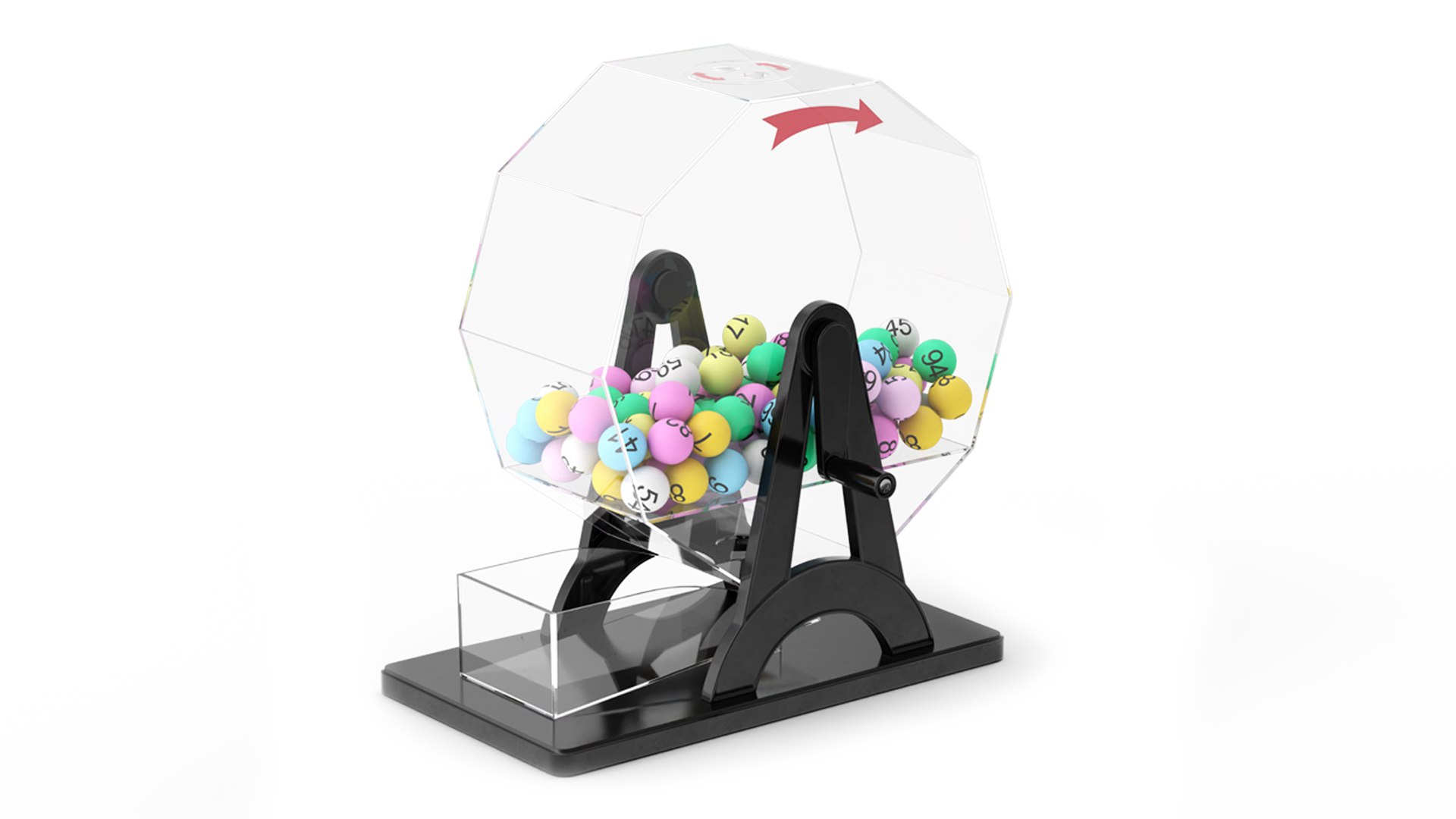 Portable Manual Lottery Machine 3D - TurboSquid 2049512