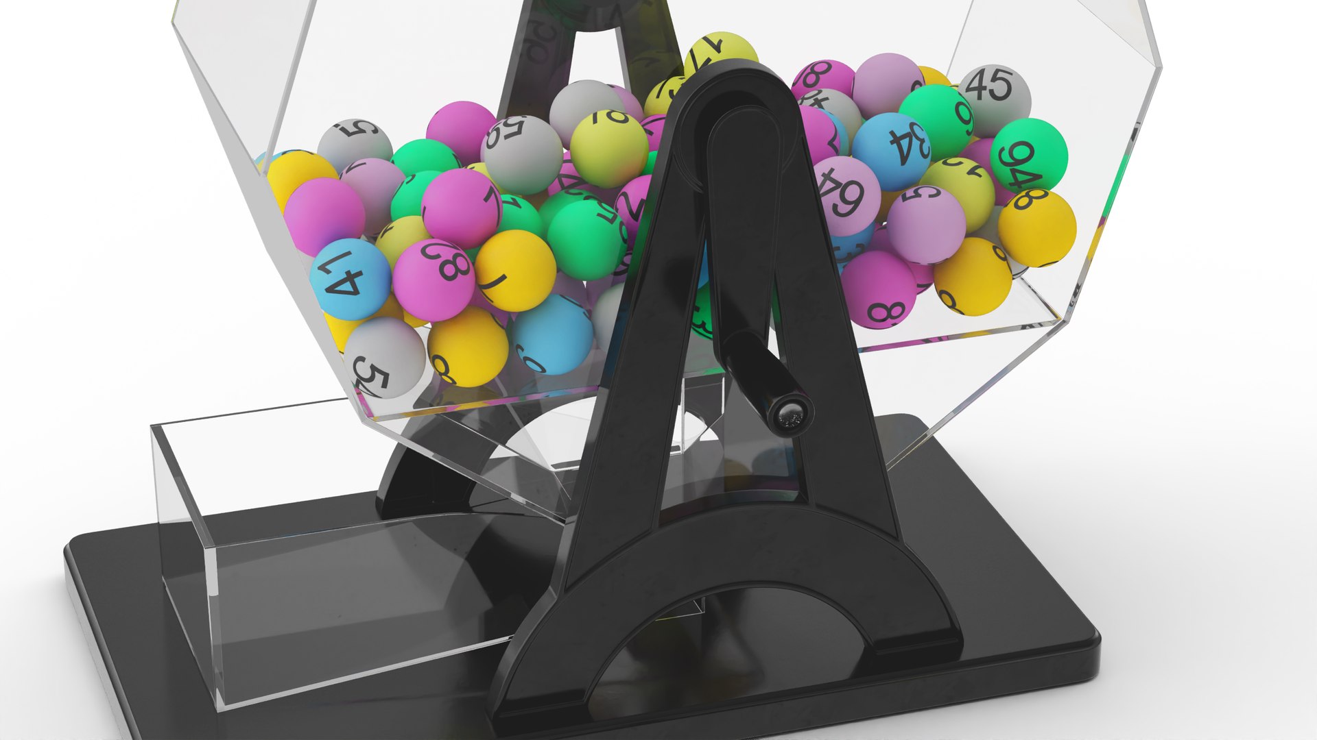 Portable Manual Lottery Machine 3D - TurboSquid 2049512