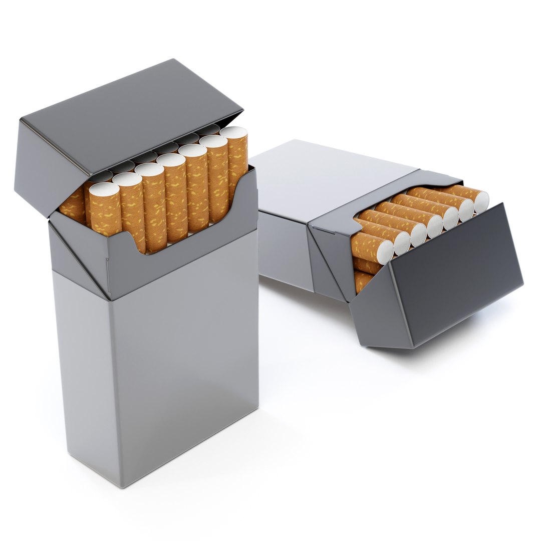 Cigarettes Pack 3D - TurboSquid 1913189