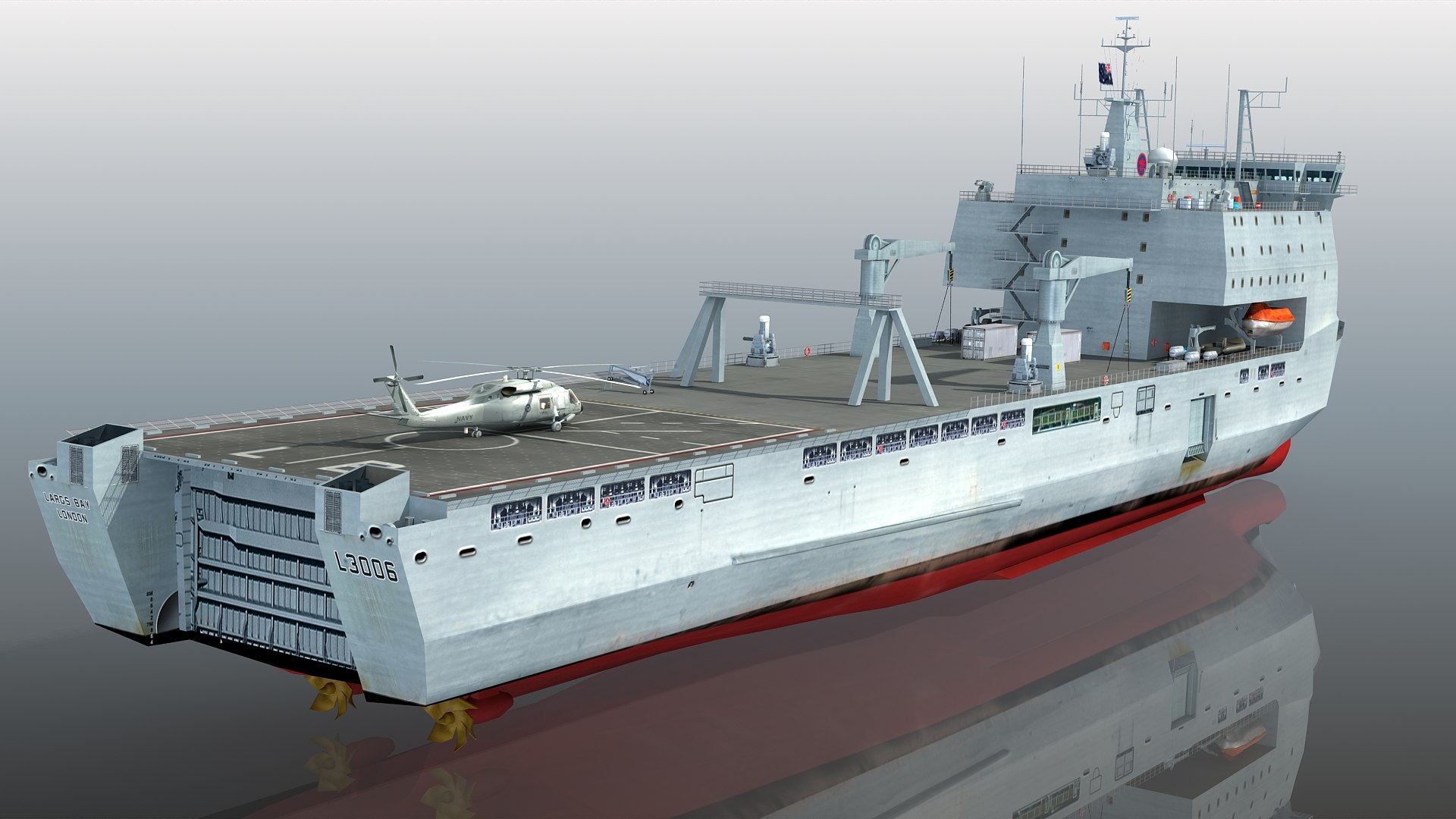 Hmas largs bay l3006 model - TurboSquid 1661180