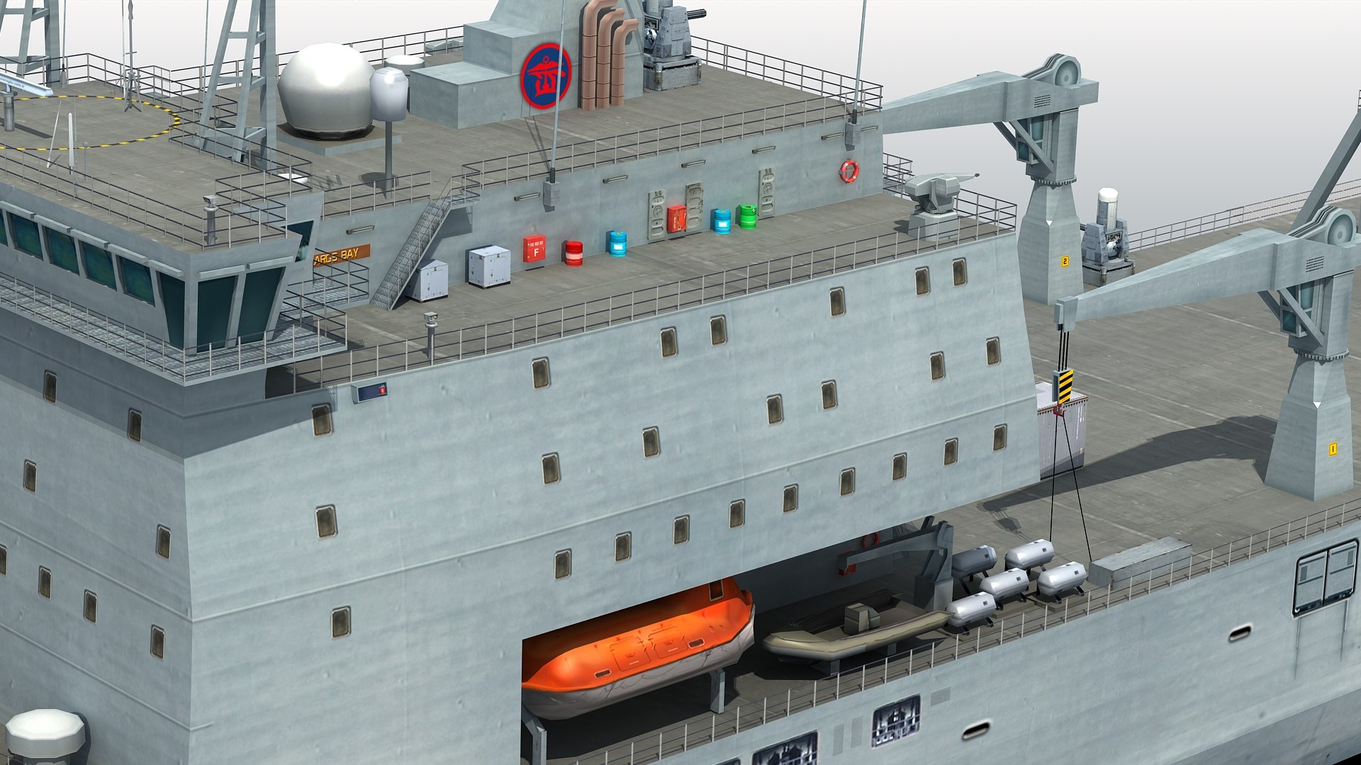 Hmas largs bay l3006 model - TurboSquid 1661180