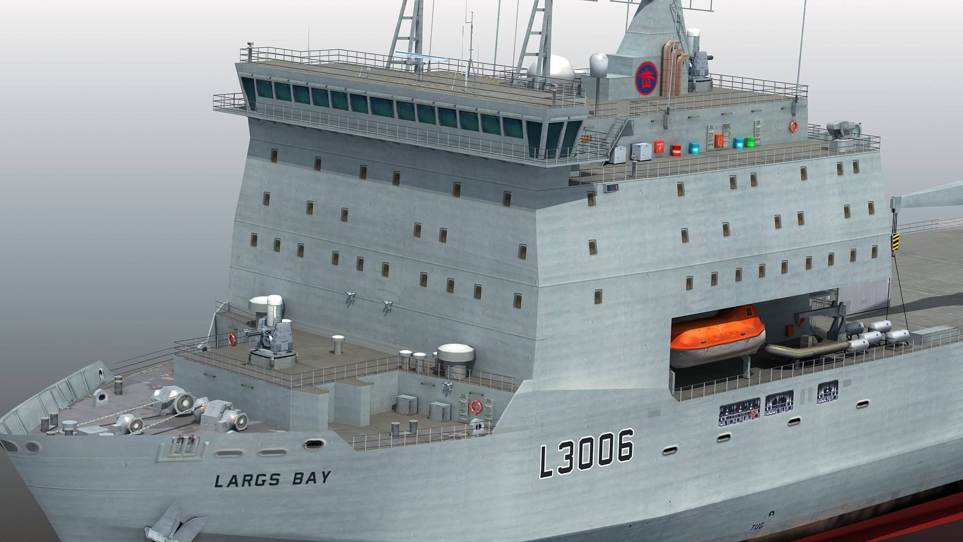 Hmas largs bay l3006 model - TurboSquid 1661180