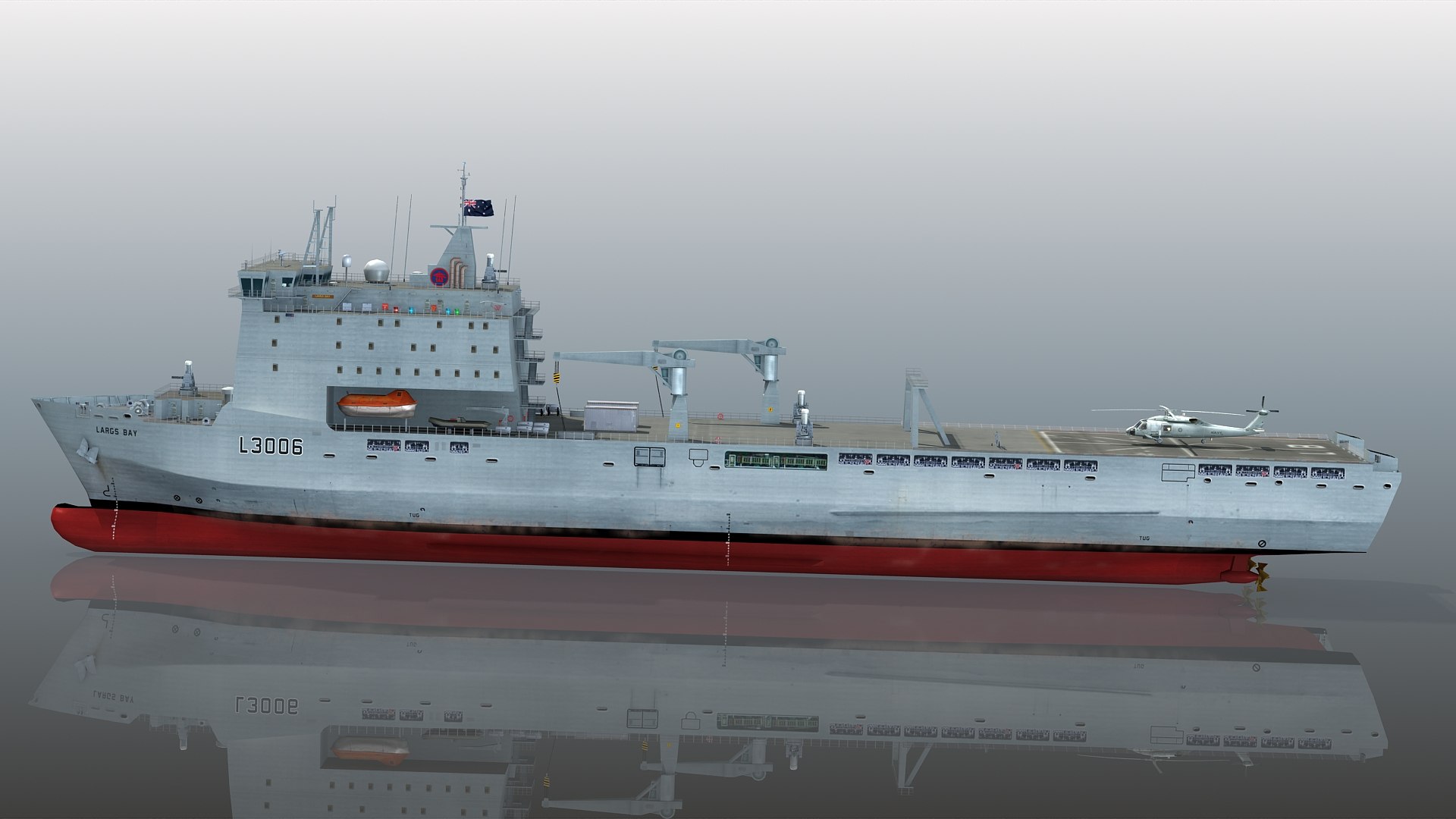 Hmas largs bay l3006 model - TurboSquid 1661180