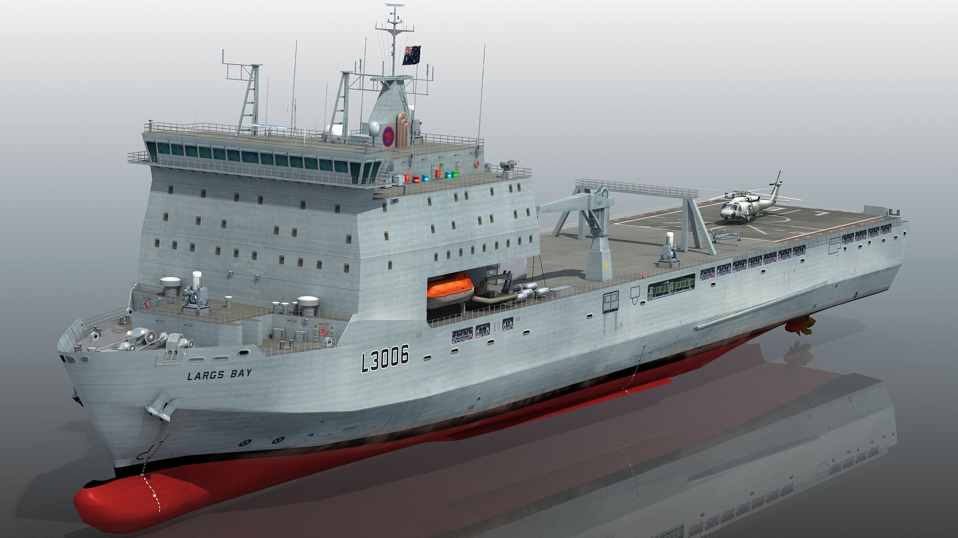 Hmas largs bay l3006 model - TurboSquid 1661180