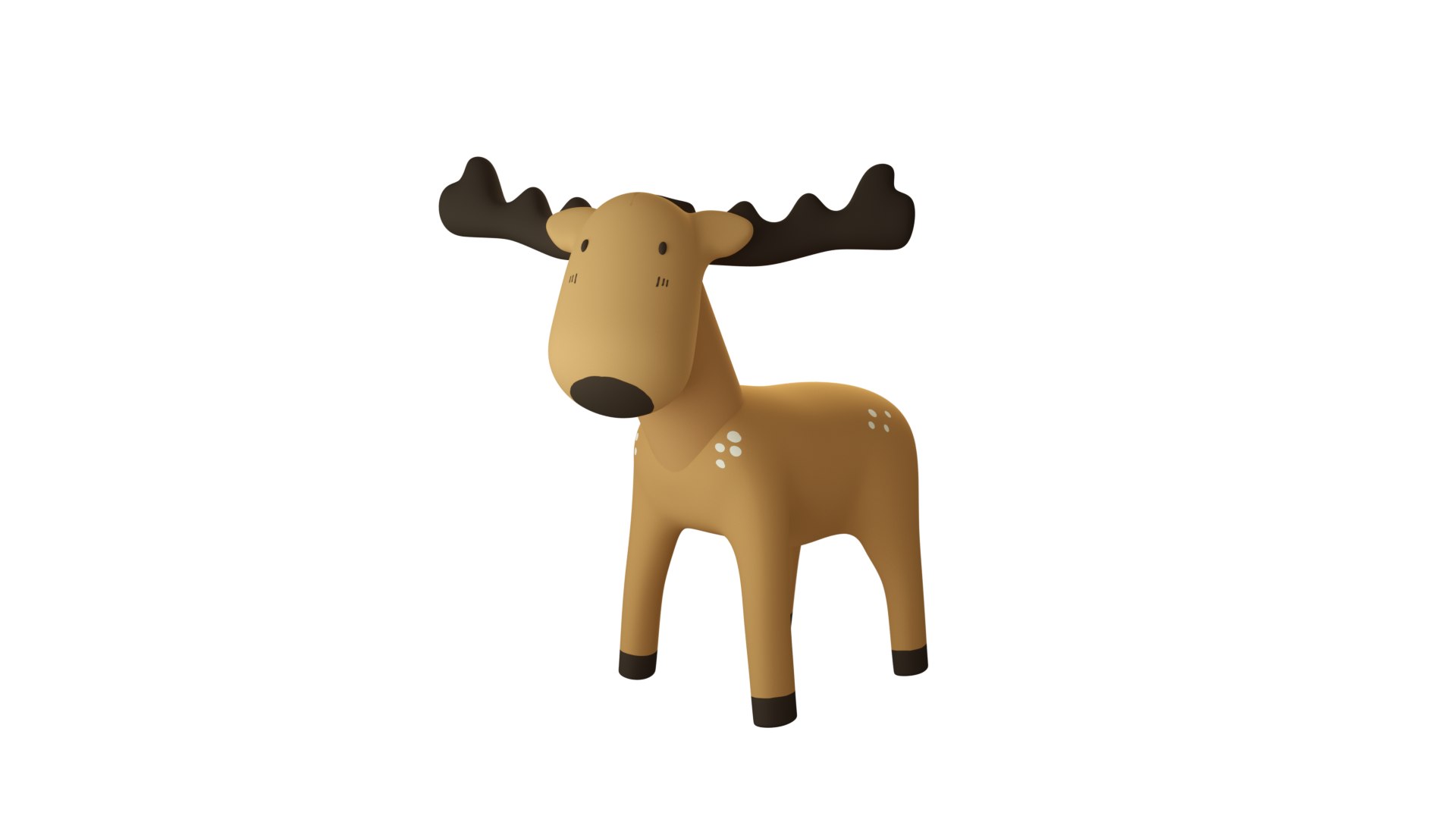 3D Model Forest Animals Cartoon Octane - TurboSquid 1550412