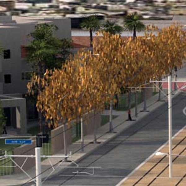 tree architectural 3d model
