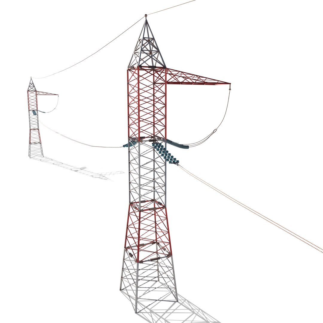 3D Electricity Poles Model - TurboSquid 1475869