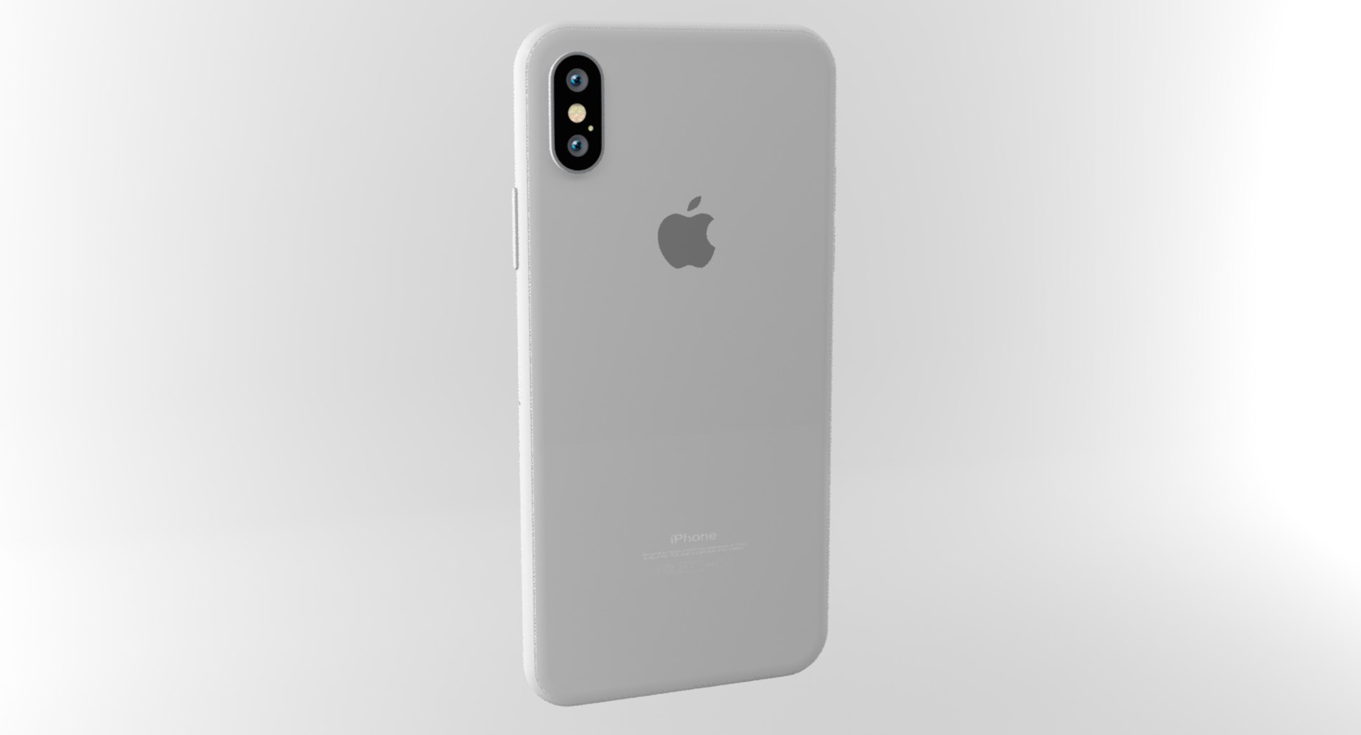 Apple Iphone X White 3D Model - TurboSquid 1205800