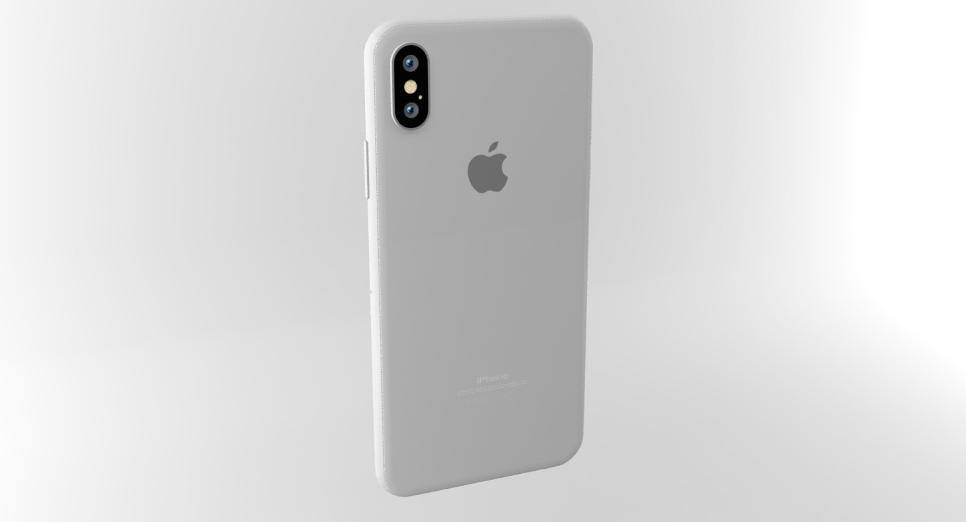 Apple Iphone X White 3D Model - TurboSquid 1205800