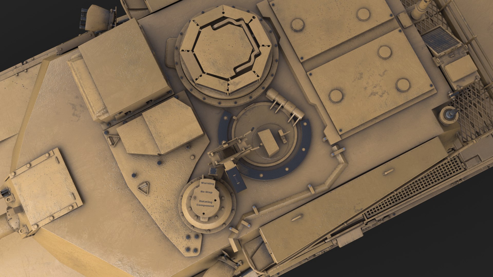 Tank M1 Abrams Model - TurboSquid 2365046