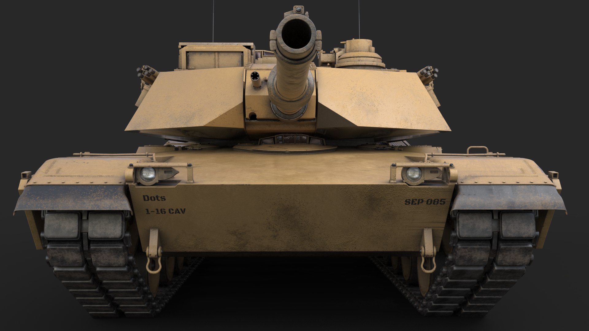 Tank M1 Abrams Model - TurboSquid 2365046
