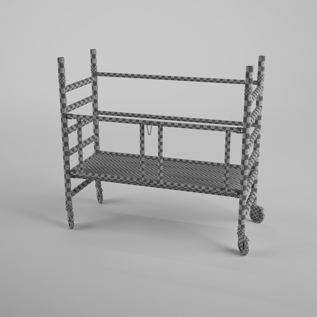 3d Model Scaffold Tower