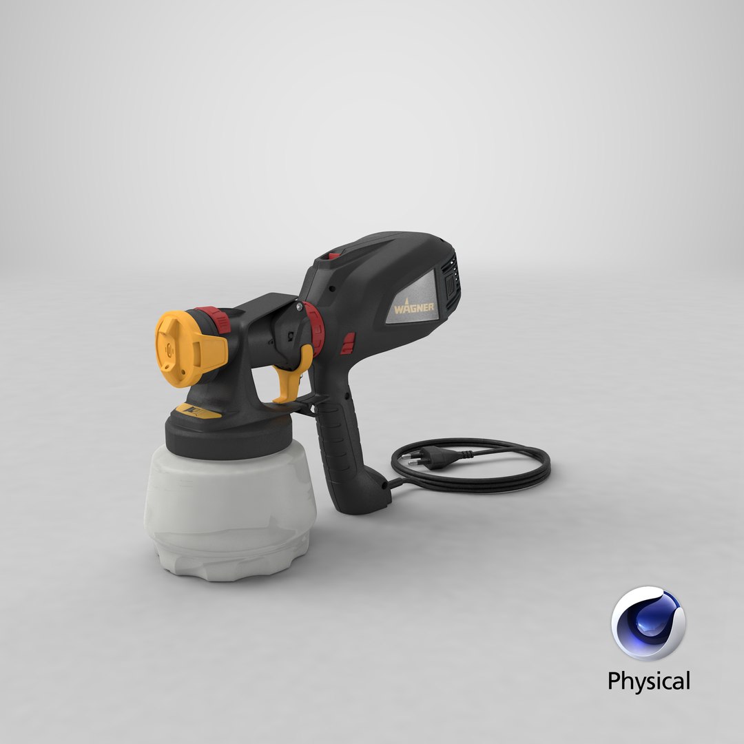 Handled Paint Sprayer 3D model - TurboSquid 2029488