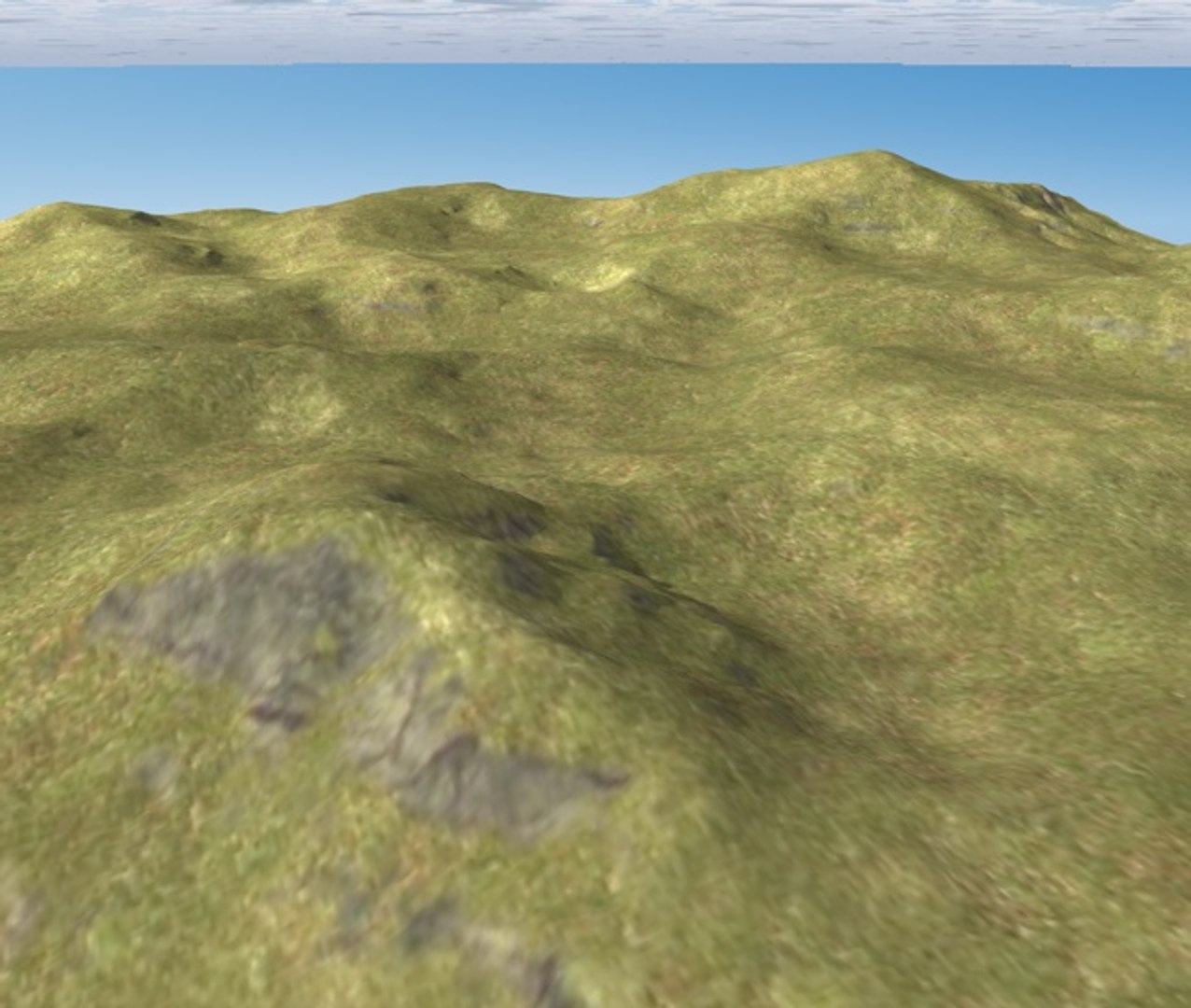Terrain Landscape 3d Obj