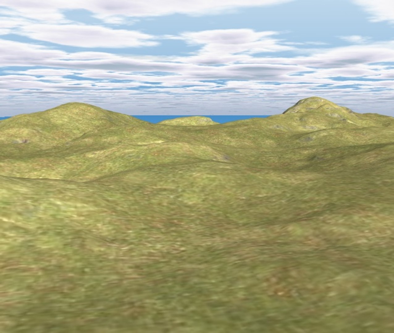 Terrain Landscape 3d Obj