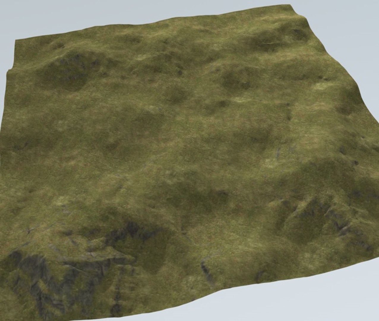 Terrain Landscape 3d Obj