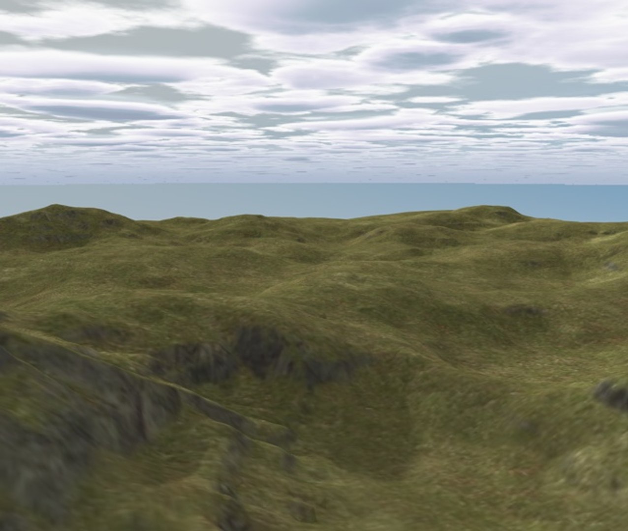 Terrain Landscape 3d Obj
