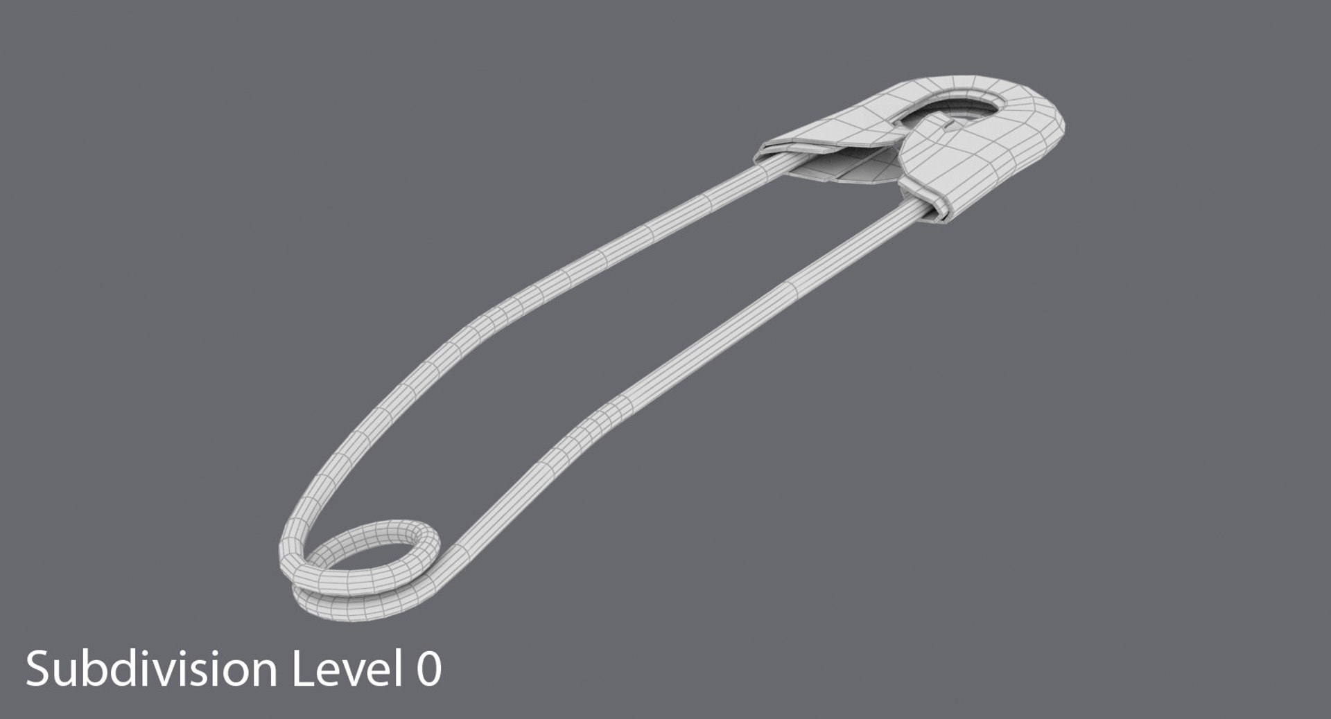 3d Diaper-pins---a-closed Model