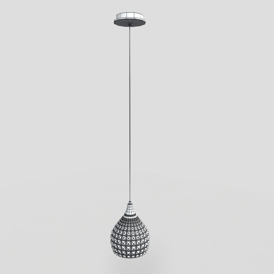 3d model of pendant light
