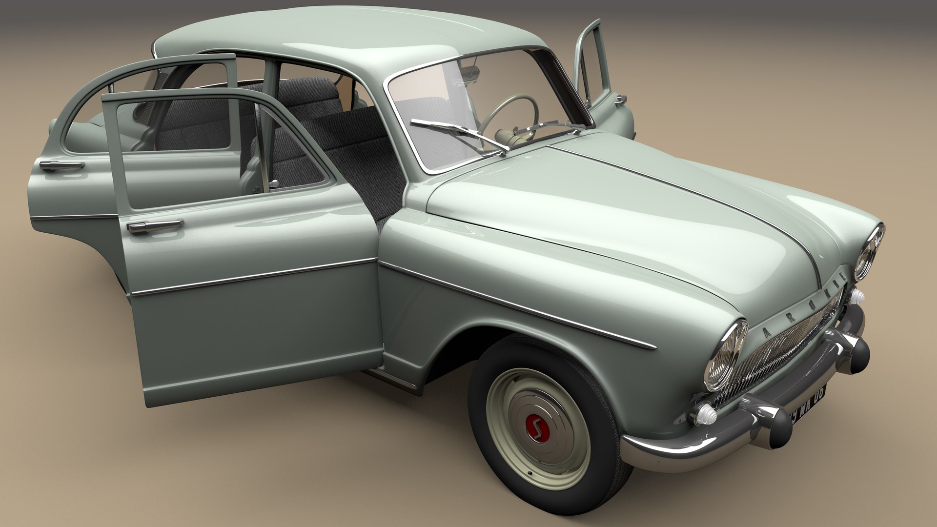 Aronde 1960 simca 3D model - TurboSquid 1418126