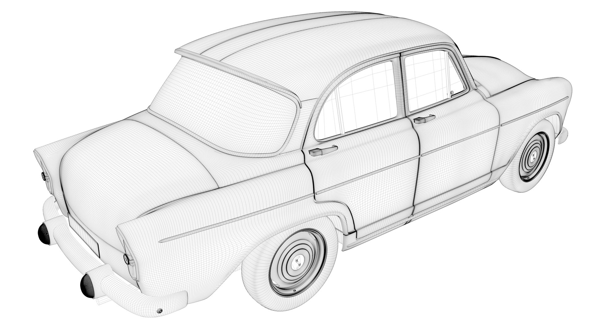 Aronde 1960 simca 3D model - TurboSquid 1418126