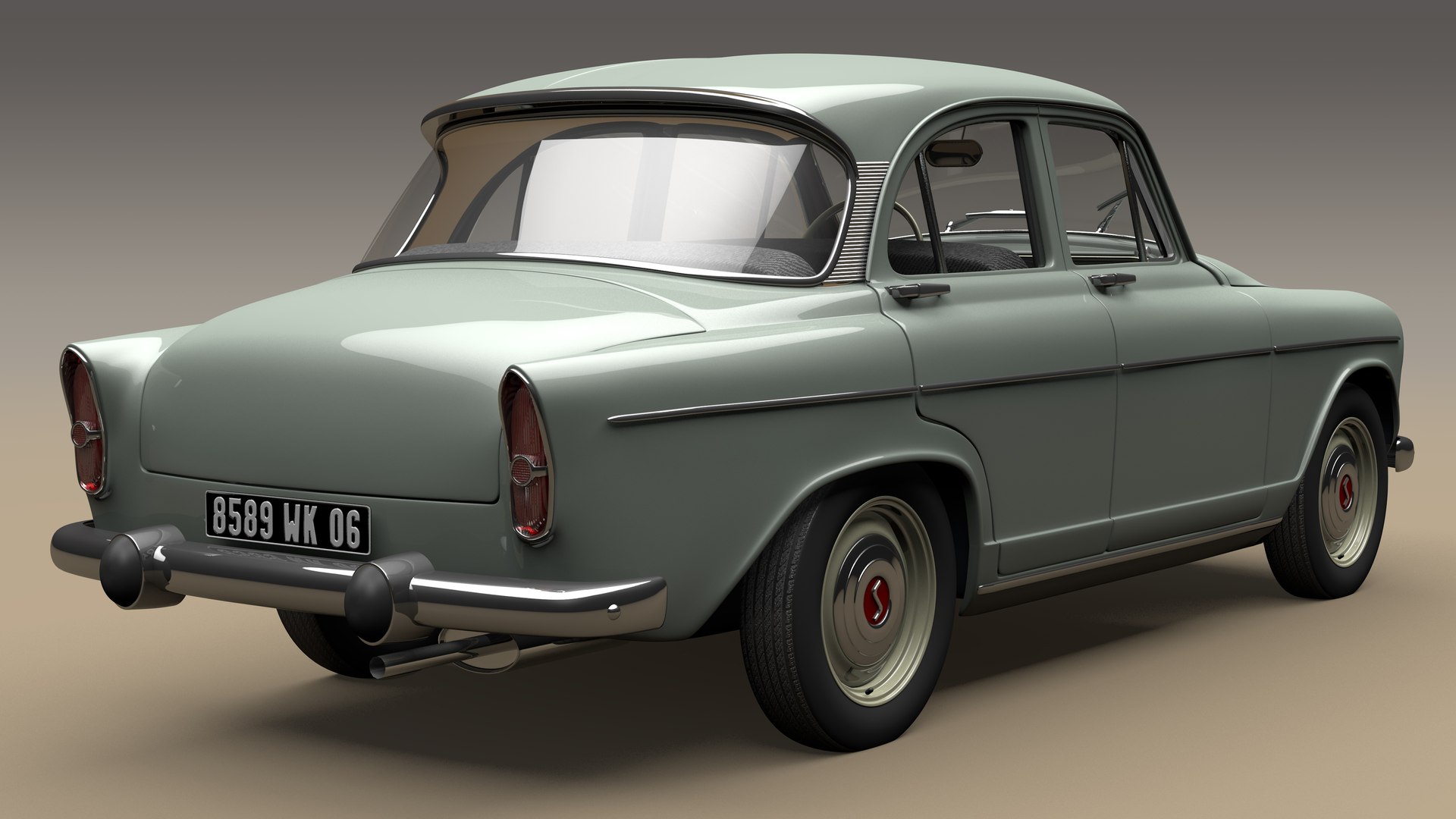 Aronde 1960 simca 3D model - TurboSquid 1418126