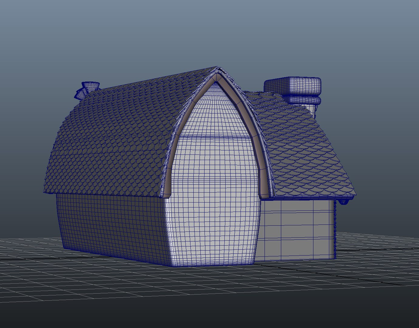 Cartoon Scenes 3d Obj