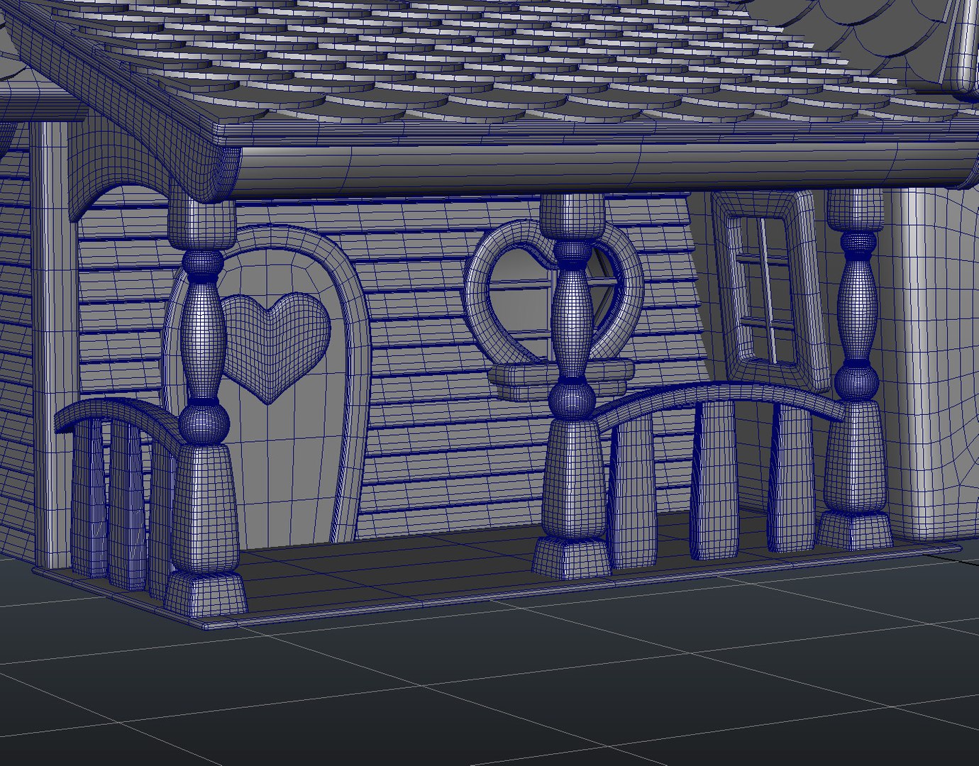 Cartoon Scenes 3d Obj