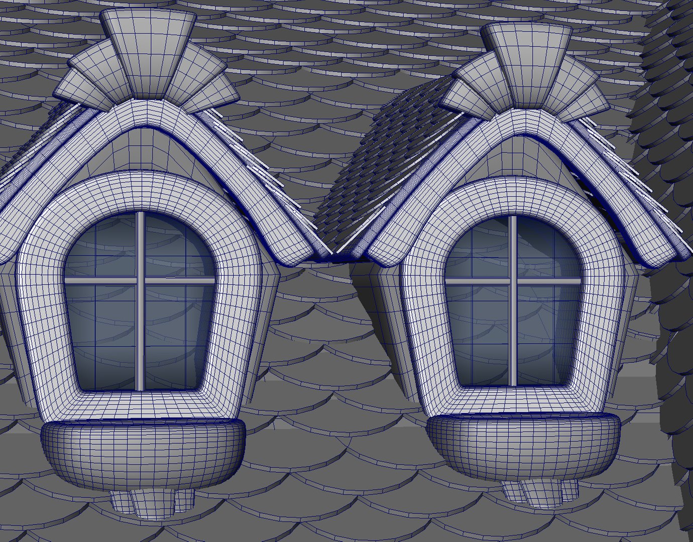 Cartoon Scenes 3d Obj