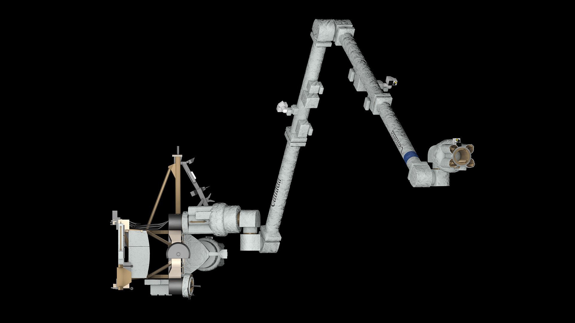 Iss Canadarm 2 Mss 3d Model