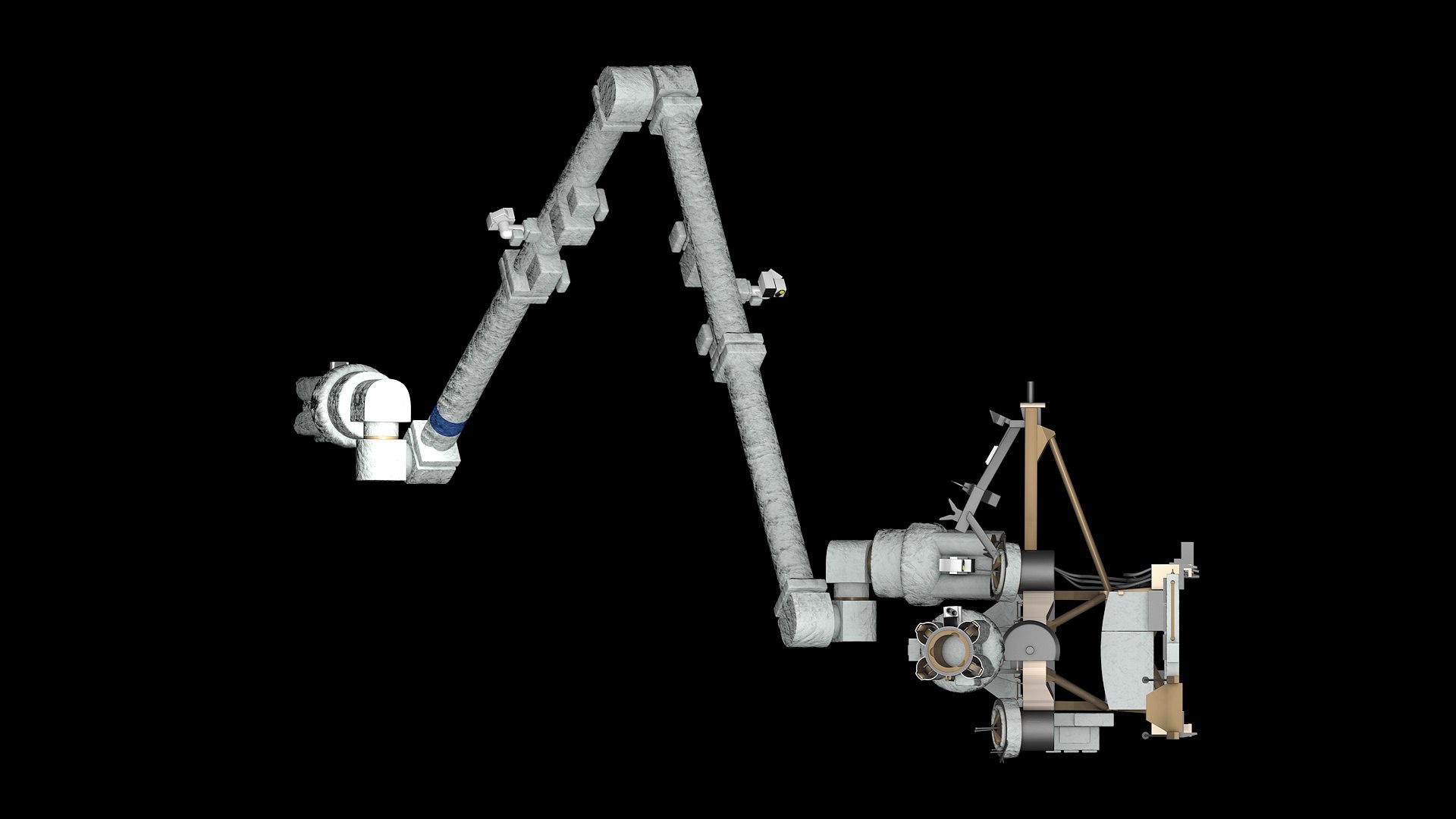 Iss Canadarm 2 Mss 3d Model