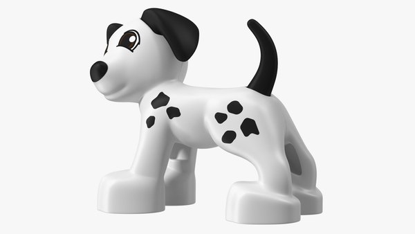 modelo 3d Lego Duplo Perro Blanco - TurboSquid 1825841