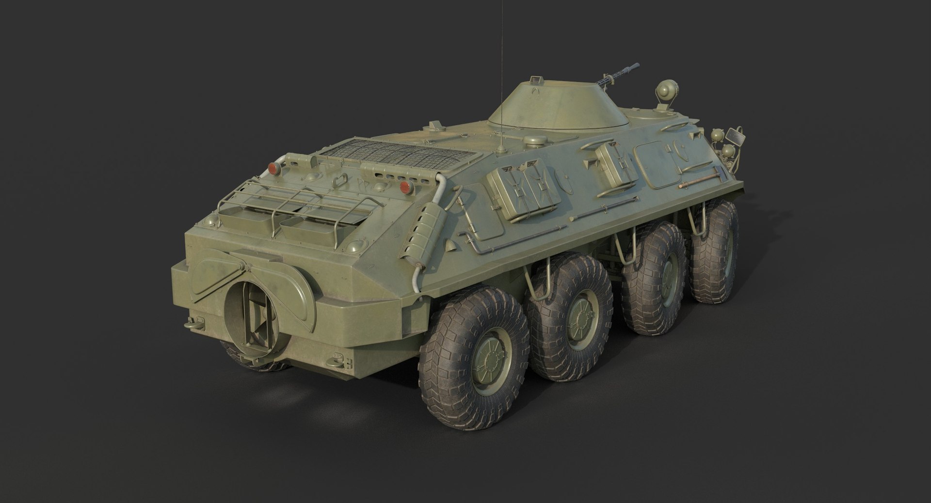 3D Model Soviet Apc Btr-60 60 - TurboSquid 1347579
