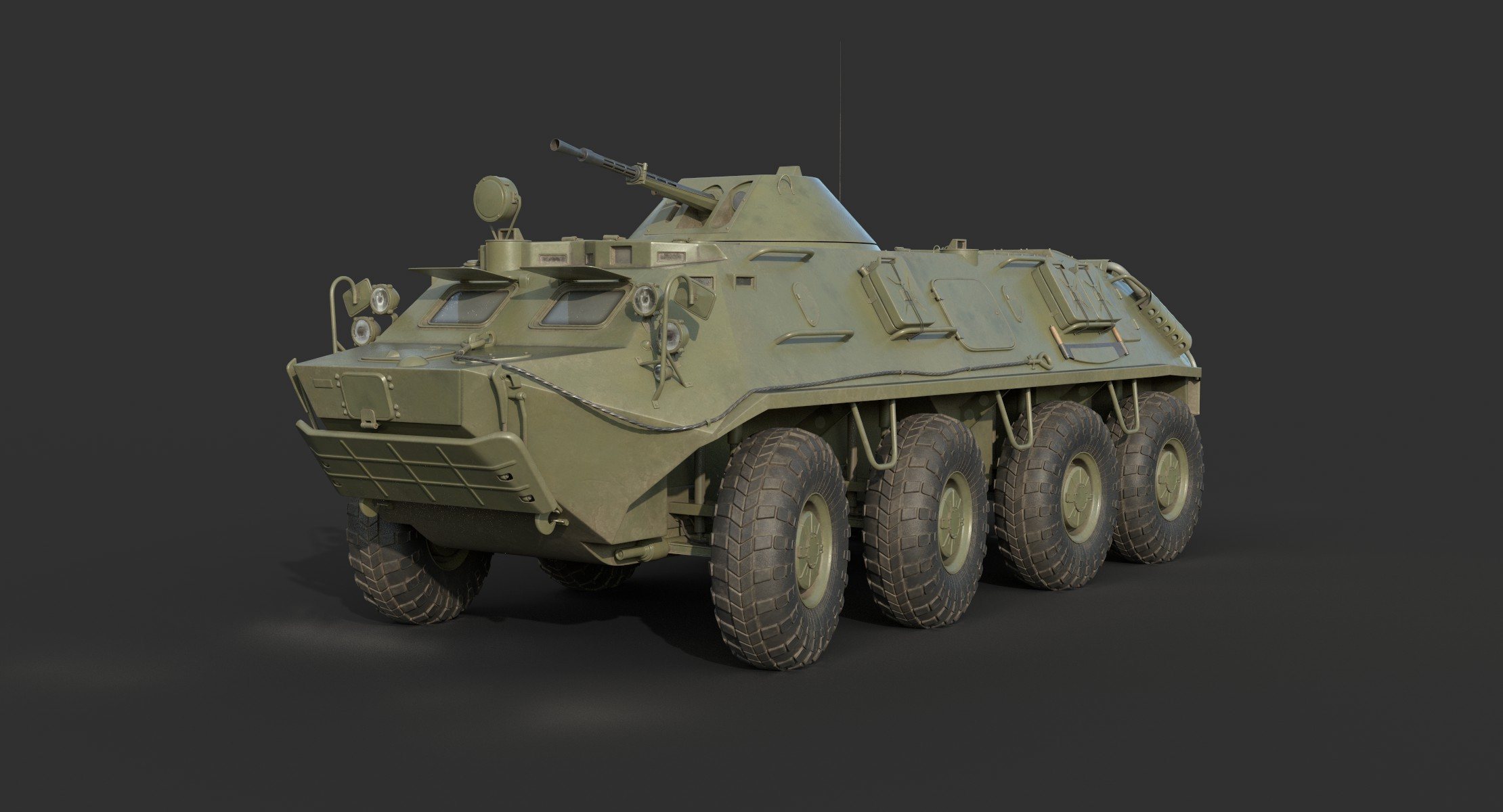 3D model soviet apc btr-60 60 - TurboSquid 1347579