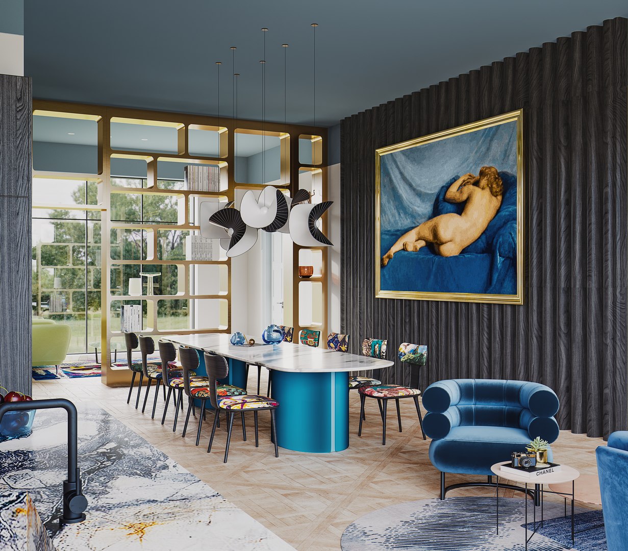 Highly Creative Interior Space Model - TurboSquid 2387131