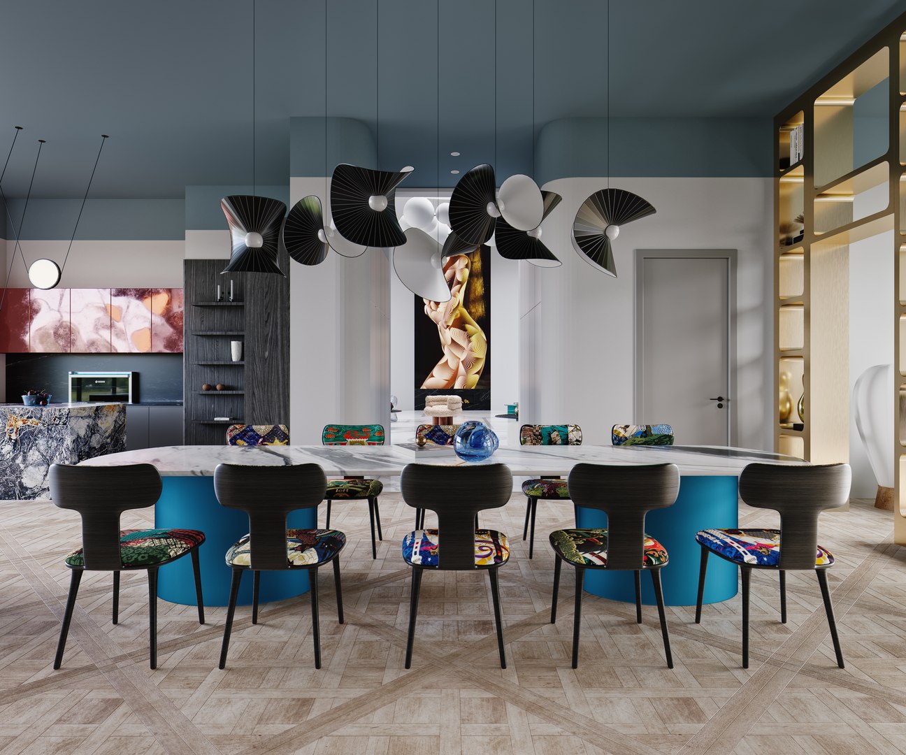 Highly Creative Interior Space Model - TurboSquid 2387131