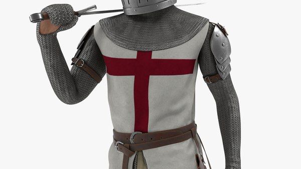 Knight templar walking pose 3D model - TurboSquid 1511645