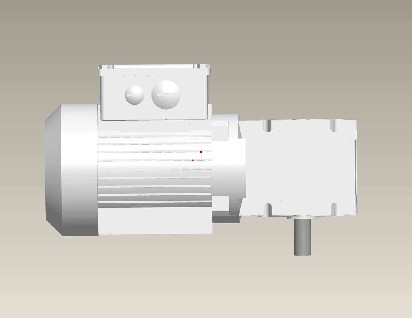 3d Model Motor Reducer Sew