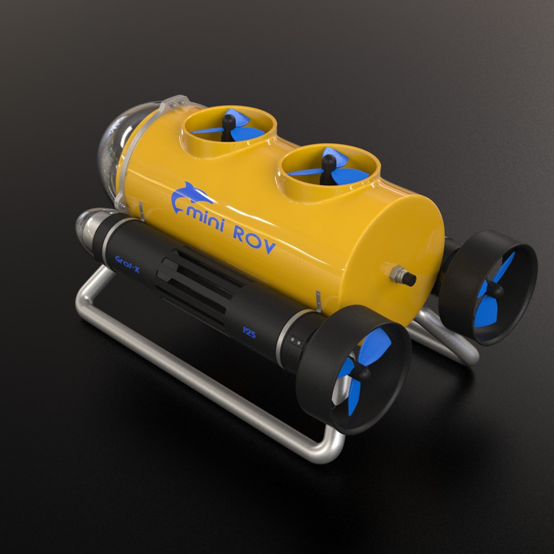 Underwater Rov 3d Model