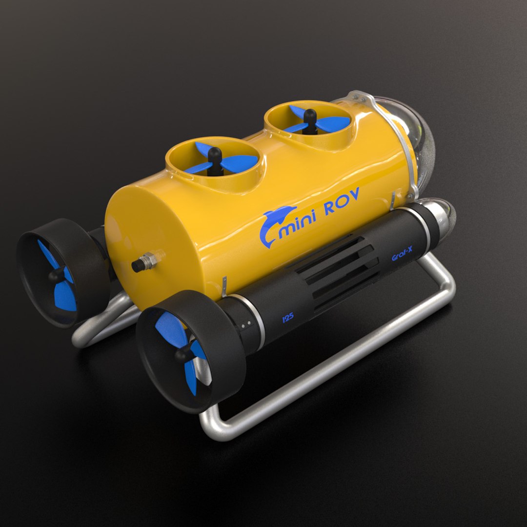Underwater Rov 3d Model
