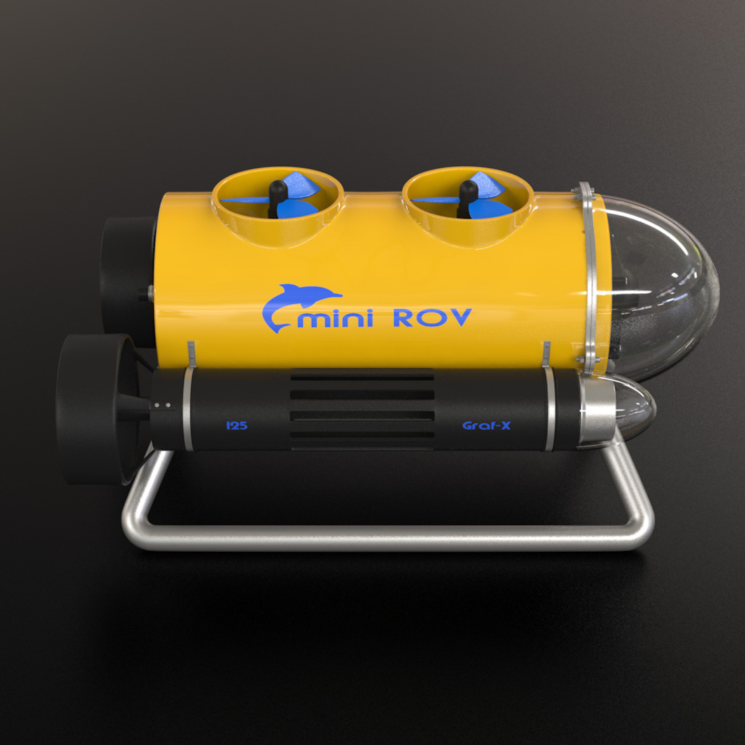 underwater rov 3d model