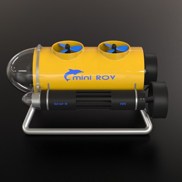 underwater rov 3d model